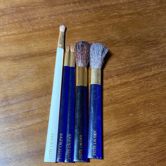 Estee Lauder | Makeup | Estee Lauder Elegant Blue And Gold Brush ...